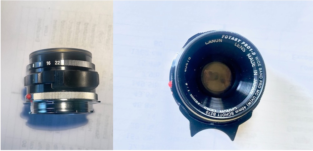 A focus tab for the 35mm f/2 Canon LTM lens | Photographs ...